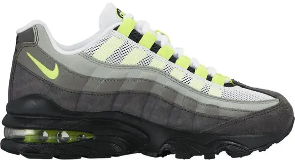 Nike Air Max 95 Sneakers - Black/volt/medium Ash