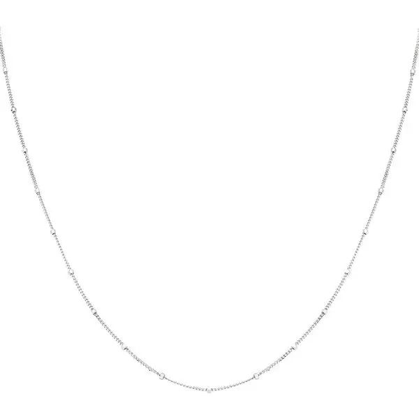 BEARFRUIT JEWELRY Sterling 18k Plated Savannah Necklace - Silver