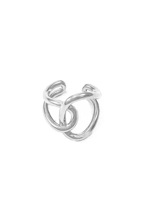 BEARFRUIT JEWELRY 14k Plated Breena Ring - Silver