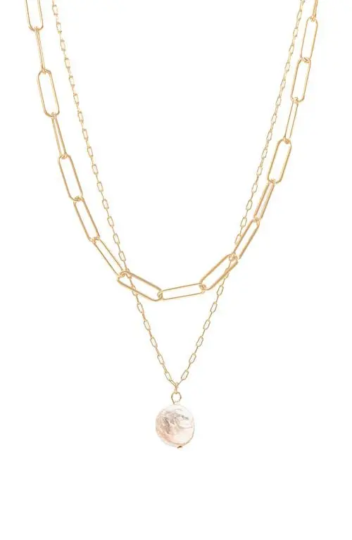 BEARFRUIT JEWELRY 14k Plated Donda Layered Necklace - Gold