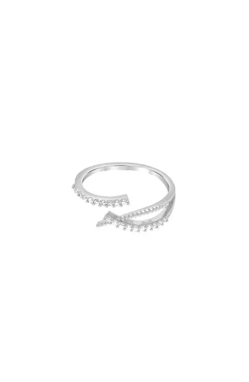 BEARFRUIT JEWELRY 14k Plated Cecilia Ring - Silver