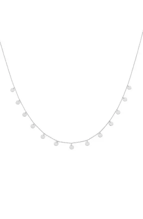 BEARFRUIT JEWELRY Sterling 18k Plated Katy Charm Necklace - Silver