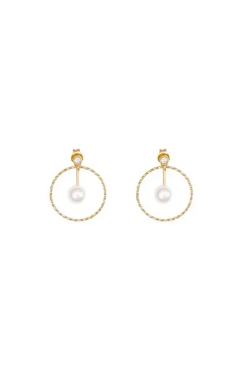 BEARFRUIT JEWELRY Scarlett 18k Plated Earrings - Gold