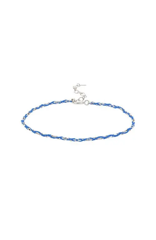 BEARFRUIT JEWELRY Sterling Silver 18k Gold Plated Katarina Bracelet - Blue