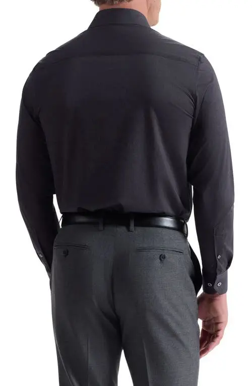 Bugatchi Jimmy Ooohcotton® Button-up Shirt - Black