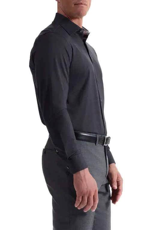 Bugatchi Jimmy Ooohcotton® Button-up Shirt - Black