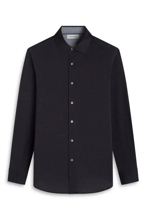 Bugatchi Jimmy Ooohcotton® Button-up Shirt - Black