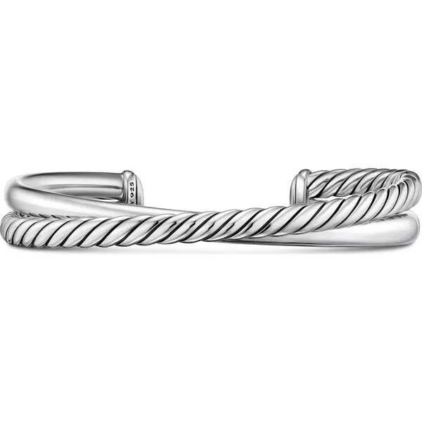 David Yurman Crossover Cuff Bracelet - Silver