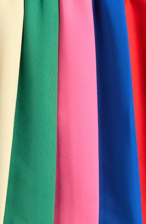 BOBO CHOSES Pleated Colorblock Skirt
