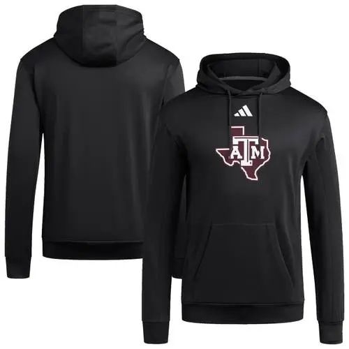 Adidas Texas A&m Aggies Locker Logo Fleece Pullover Hoodie