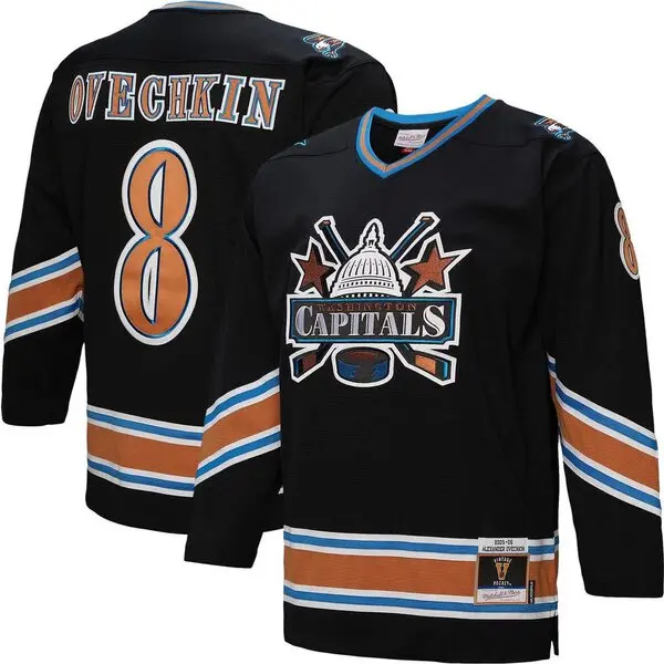 Mitchell & Ness Alexander Ovechkin Washington Capitals 2005/06 Power Play Jersey - Black