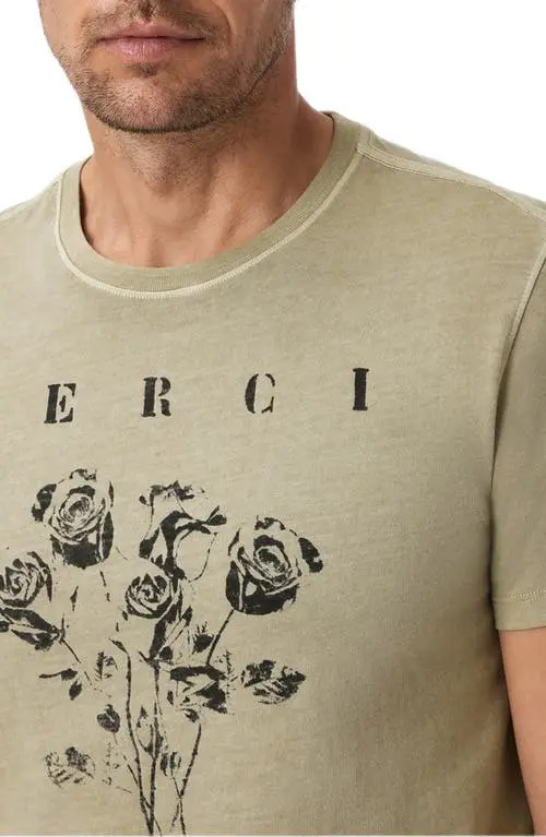 John Varvatos Merci Graphic T-shirt - Haze Grey