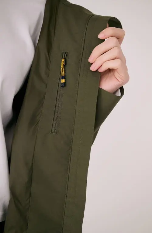 LOLE Lachine Oversize Rain Coat - Moss