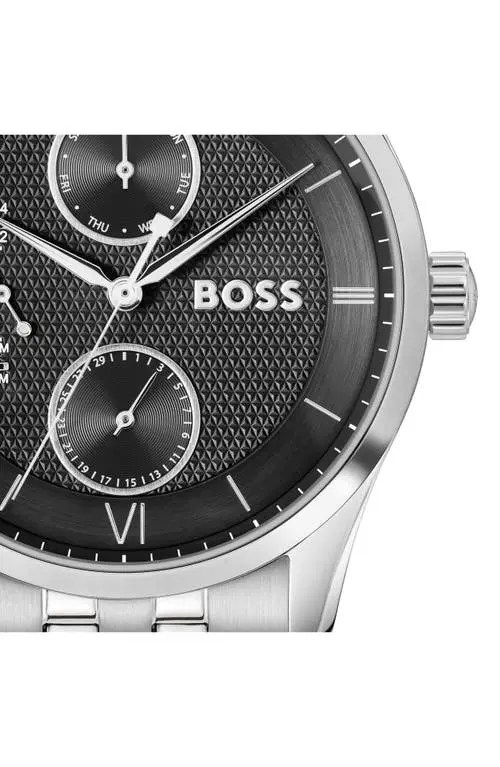 BOSS Principle Master Chronograph Watch - Black