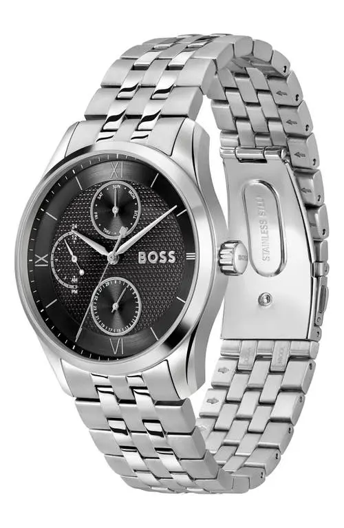 BOSS Principle Master Chronograph Watch - Black