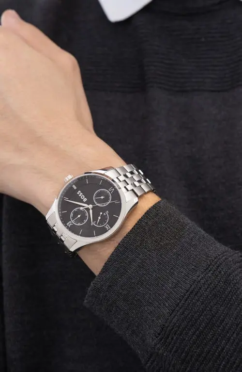 BOSS Principle Master Chronograph Watch - Black