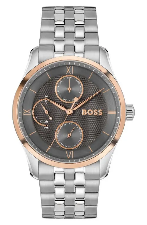 BOSS Principle Master Chronograph Watch - Gray