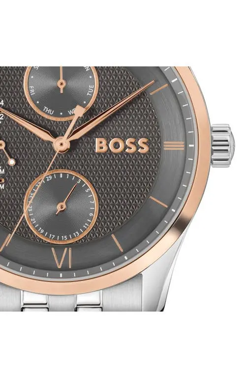 BOSS Principle Master Chronograph Watch - Gray