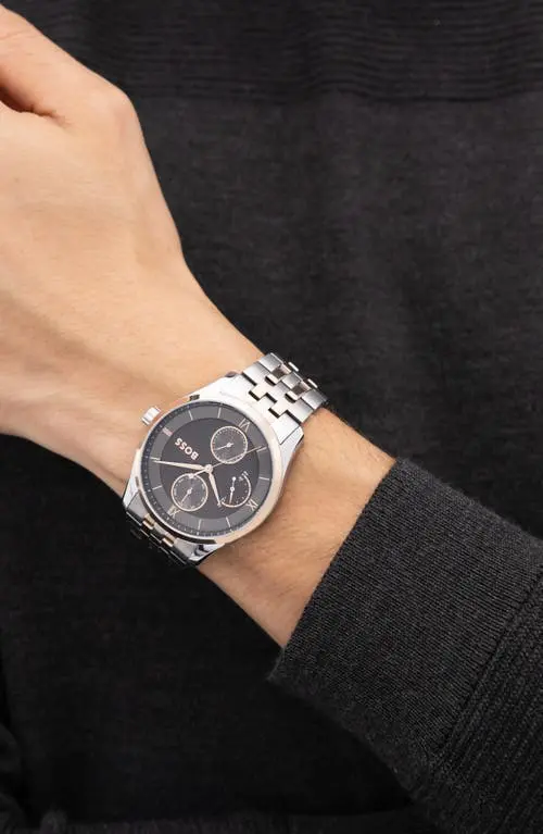 BOSS Principle Master Chronograph Watch - Gray