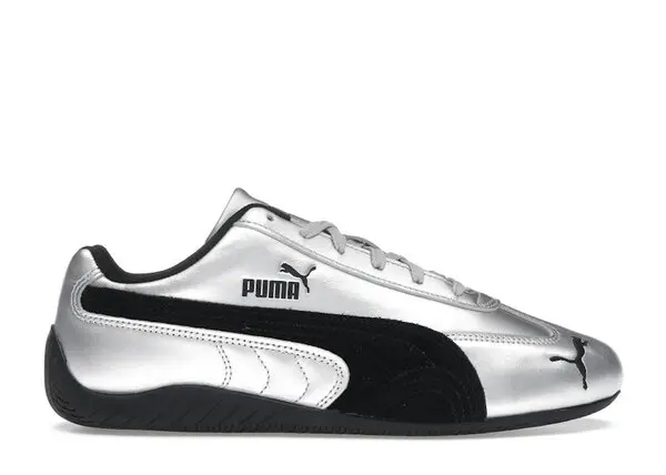 PUMA Speedcat Metallic Sneakers - Puma Silver/puma Black