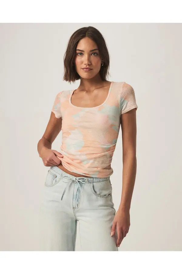 Splendid Cheyla Scoop Neck Tee