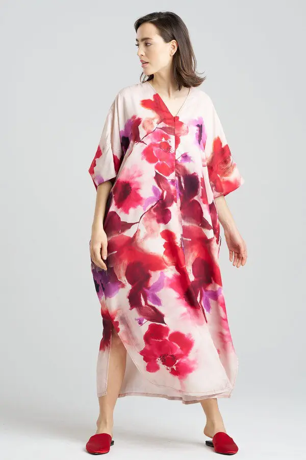 Natori Mizuki Zip Caftan