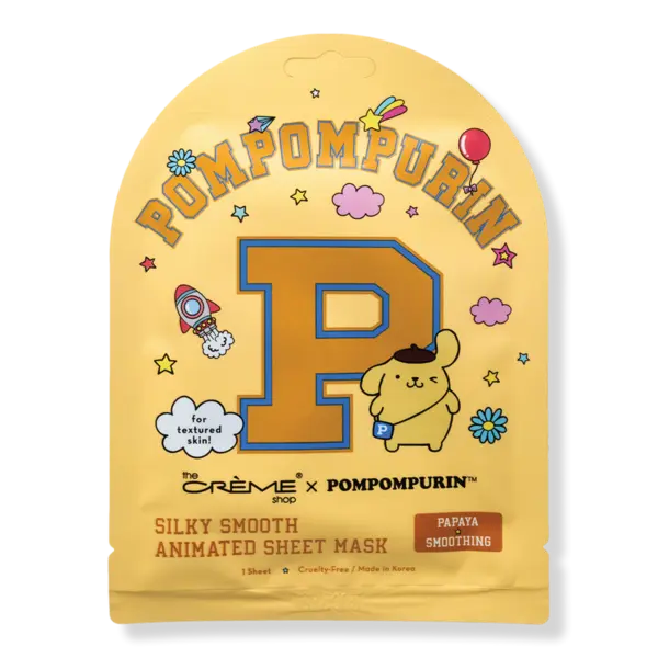 THE CREME SHOP Pompompurin Silky Smooth Animated Sheet Mask - One-color