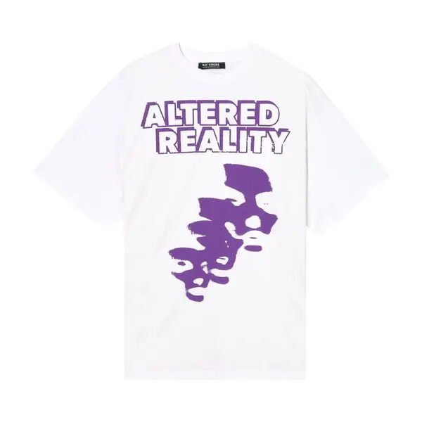 Raf Simons Oversized T-shirt With Altered Reality Print - White