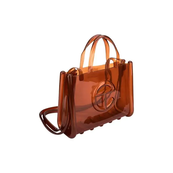 TELFAR X Melissa Medium Jelly Shopper - Brown