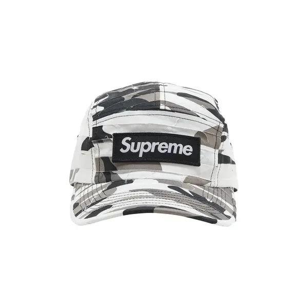 Supreme Layered Camo Camp Cap - White
