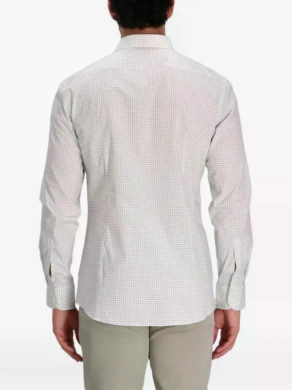 BOSS Micro-pattern Cotton Shirt