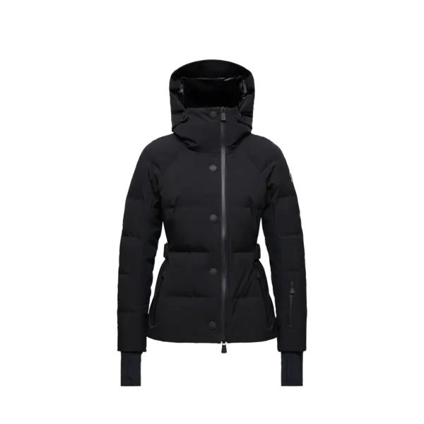 Moncler Guyane Hooded Down Ski Jacket - Black