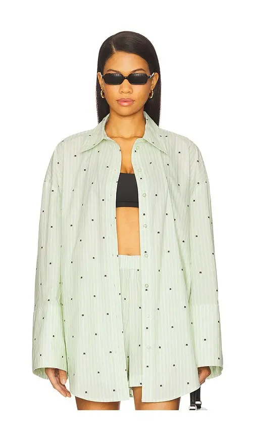 ROTATE BY BIRGER CHRISTENSEN Poplin Oversized Shirt