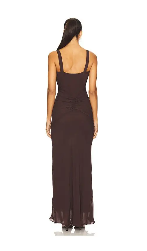 NICHOLAS Calia Dress - Chocolate