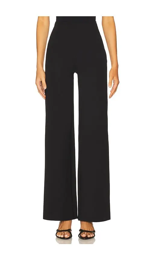 Commando Neoprene Wide-leg Pant - Black