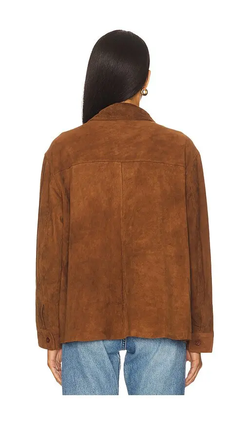 FOUND Suede Camp Shirt