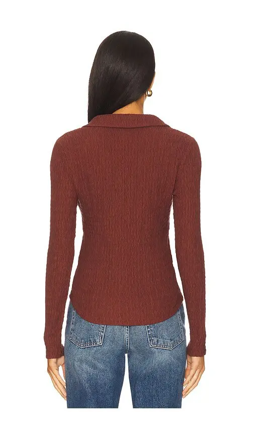 Sanctuary Long Sleeve Textured Top