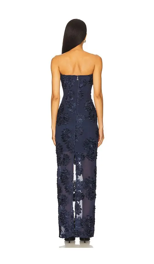 ROTATE BY BIRGER CHRISTENSEN Mesh Maxi Dress