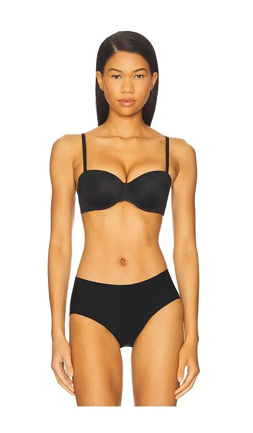 Calvin Klein Lightly Lined Strapless Bra - Black
