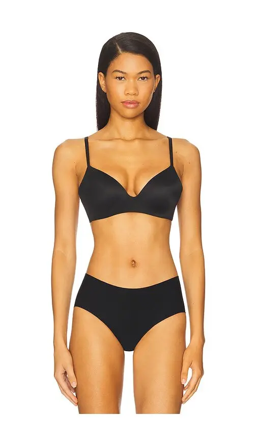 Calvin Klein Wire Free T Shirt Bra - Black