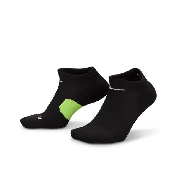 Nike Running Midweight No-show Socks - Black