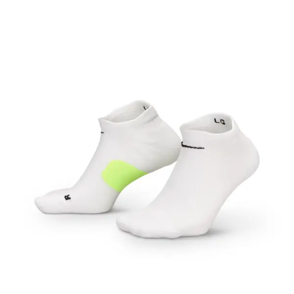 Nike Running Midweight No-show Socks - White