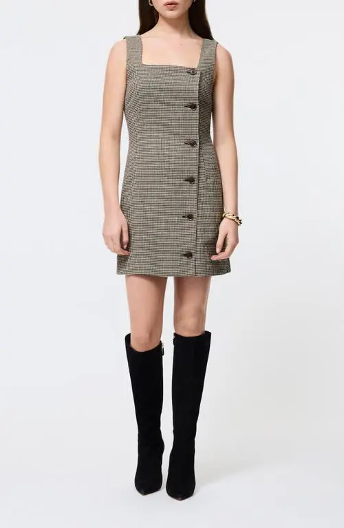 French Connection Houndstooth Mini Sheath Dress