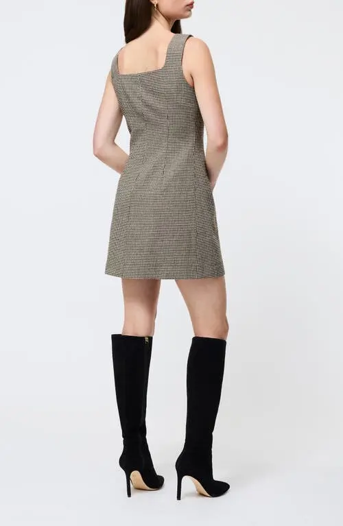 French Connection Houndstooth Mini Sheath Dress