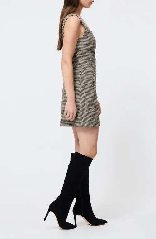 French Connection Houndstooth Mini Sheath Dress