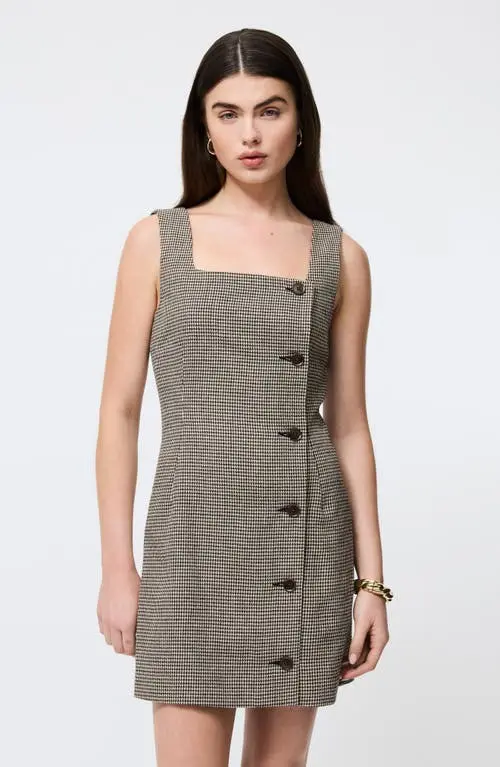 French Connection Houndstooth Mini Sheath Dress
