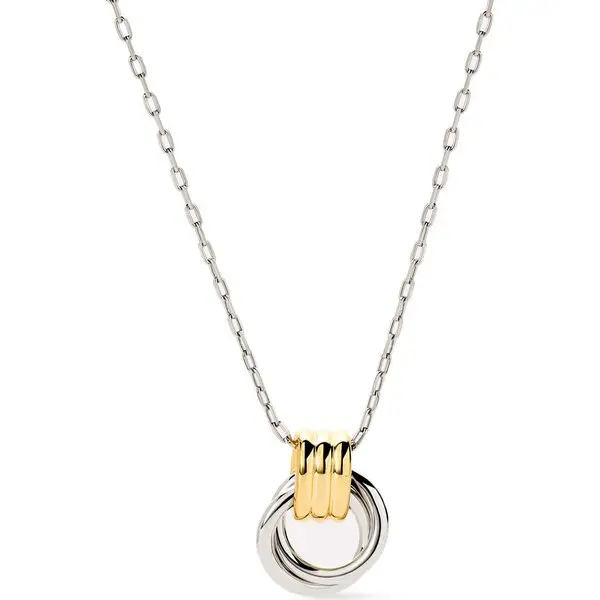 ANA LUISA Palmer Mixed Metal Pendant Necklace - Gold/silver