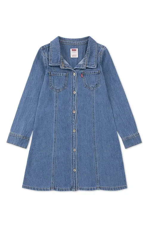 LEVI'S Western Denim Shirt Dress