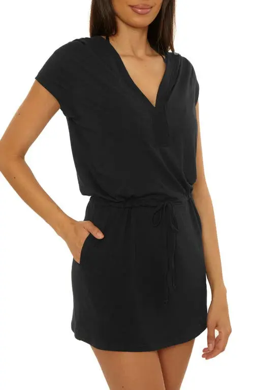 BECCA By Rebecca Virtue Beach Date Hooded Cover-up Dress