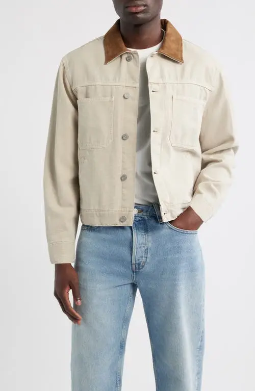 FRAME Cotton Canvas Utility Jacket